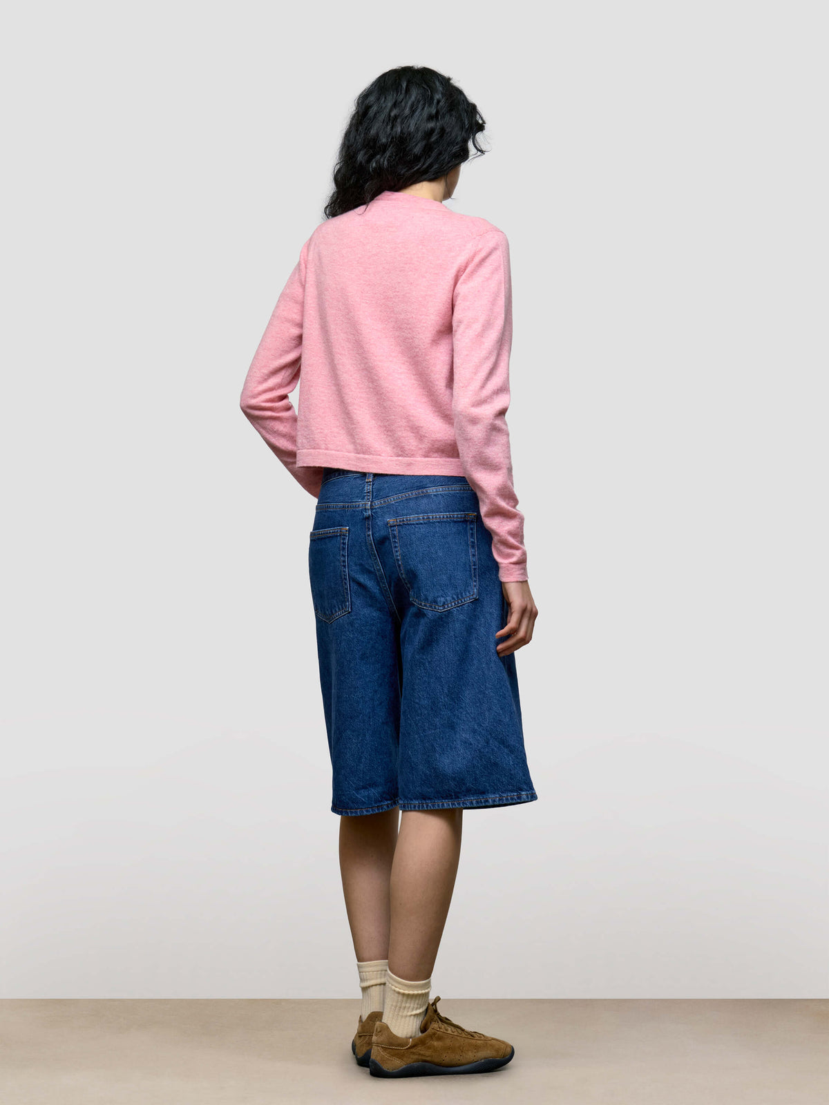 Womens Abbie Briar Rose Pink Cashmere Cardigan - Begg x Co