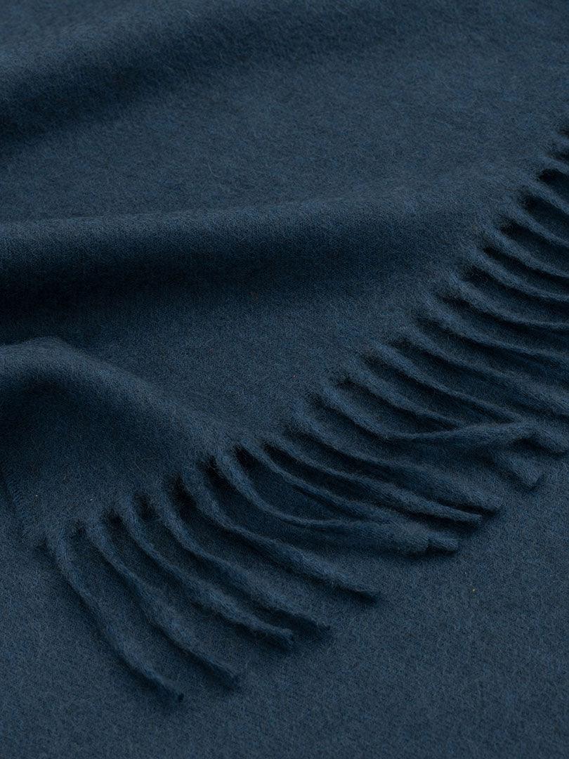Arran Solid Slate Cashmere Throw - Begg x Co