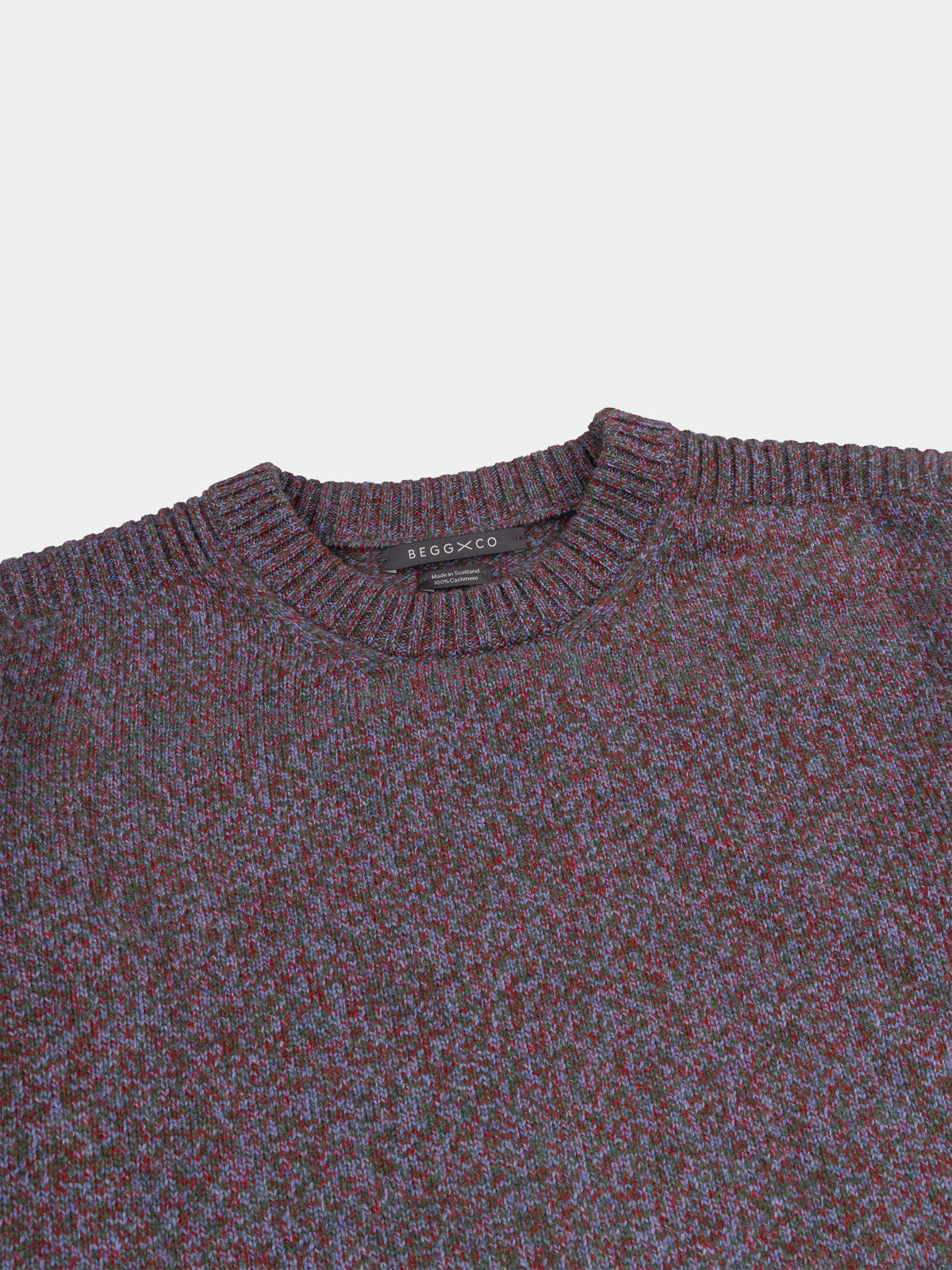 Gavin Men's Heather Tweed Cashmere Sweater - Begg x Co